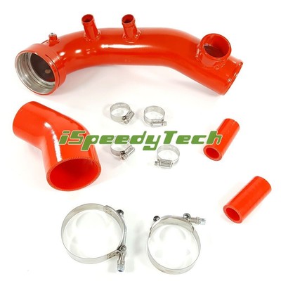 High Flow Intake Turbo Hose pipe + Tial Flange For BMW N54 135i 335i ...