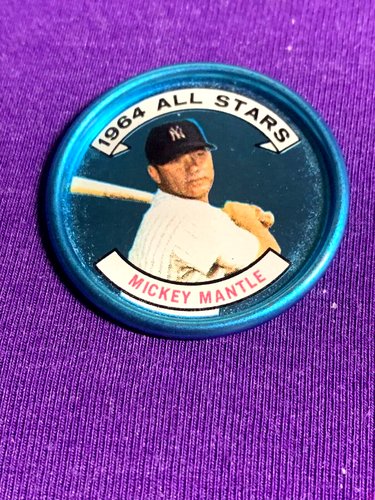 1964 TOPPS COINS MICKEY MANTLE NEW YORK YANKEES ALL-STAR -LEFT HIGH ...