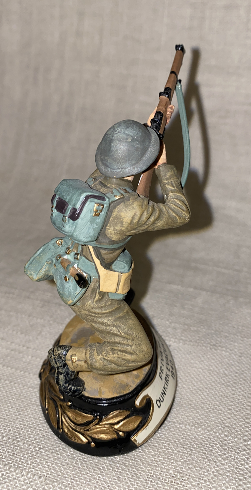 Rare Charles Stadden Pewter Figurines Painted Private Dunkirk&Gurkha ...