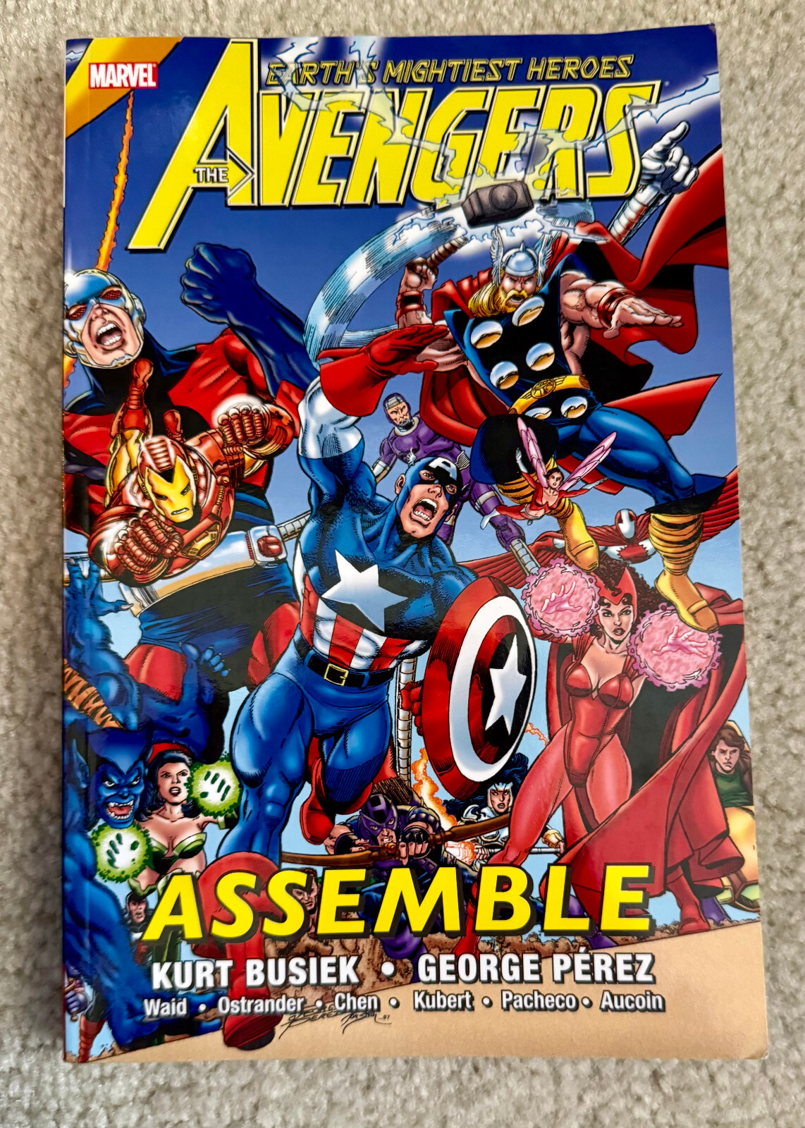 The Avengers Assemble Vol 1 TPB 2011 Series Kurt Busiek George Perez ...
