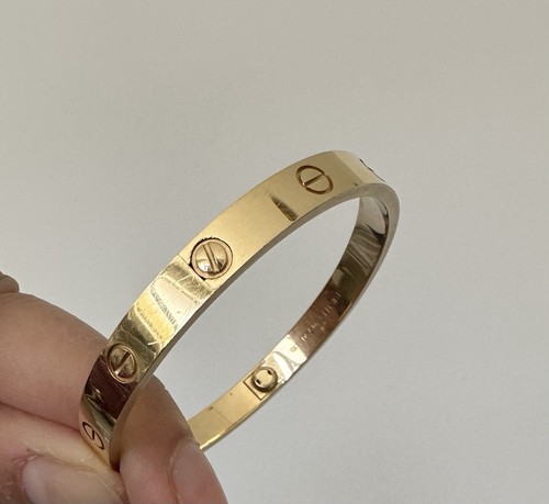 Cartier Love Bracelet Medium 18k Gold Au750 | eBay