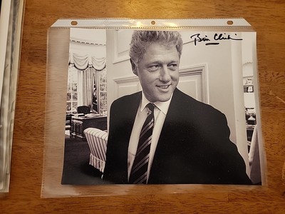 United States President Bill Clinton signed 8x10 | eBay