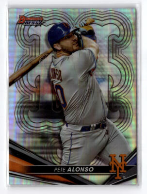 2022 Bowman's Best Pete Alonso Refractor 57 Parallel New York Mets | eBay