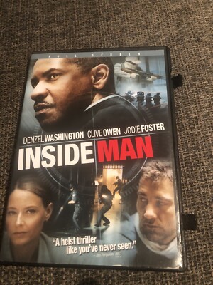 Inside Man (DVD, 2006, Full Frame)- Used 25193012524| eBay