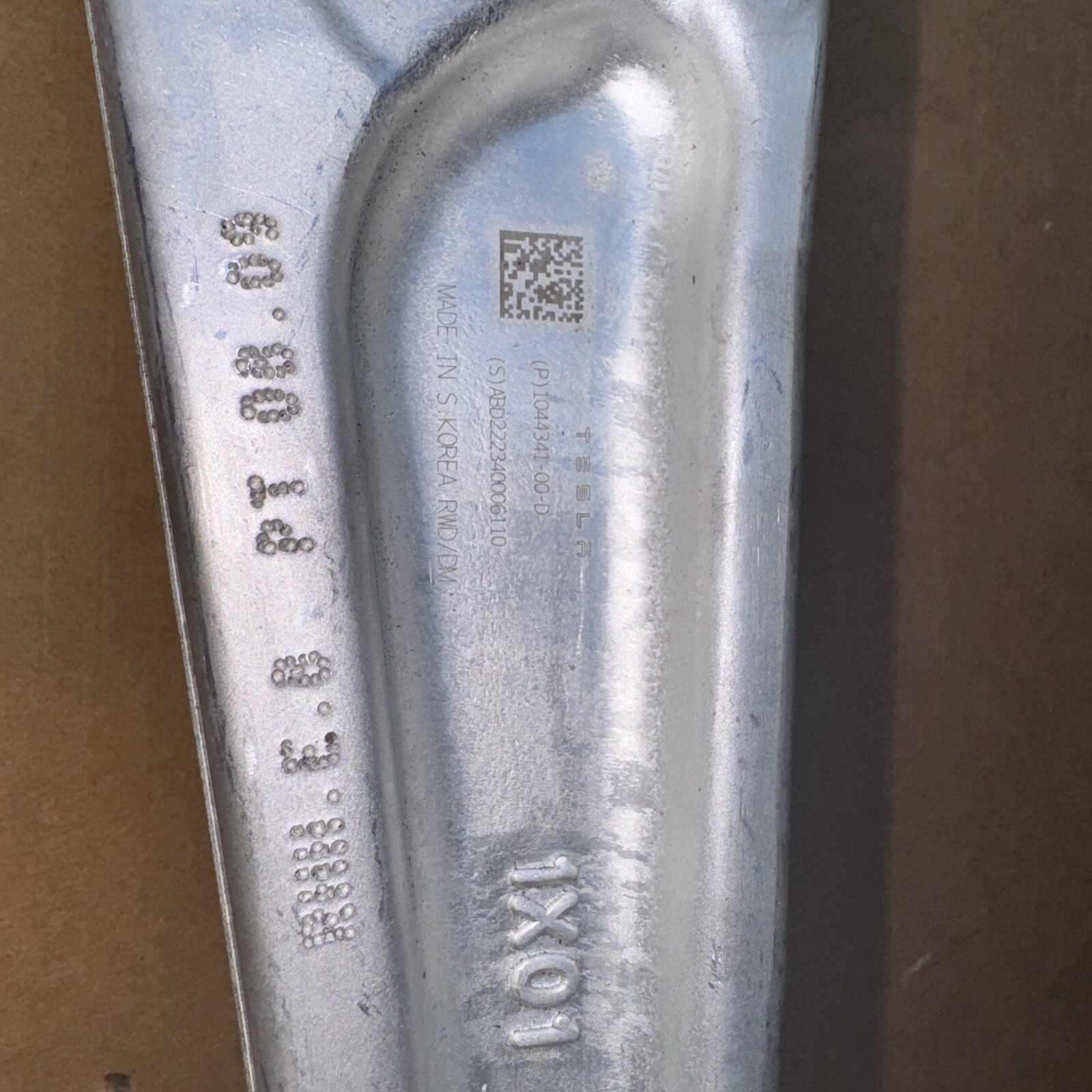 2017 - 2020 Tesla Model 3 Front Suspension Lower Control Arm OEM ...