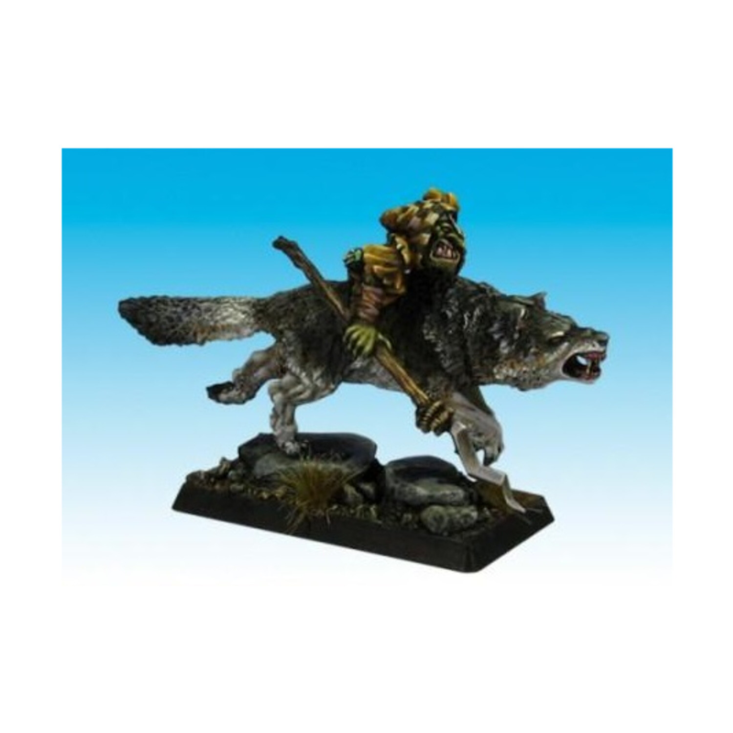 Gamezone Fantasy Mini 28mm Goblin Wolf Rider II Pack New | eBay