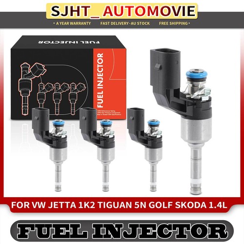 4x Fuel Injectors for Skoda Yeti 5L Octavia VW Jetta 1K2 Tiguan 5N Golf ...