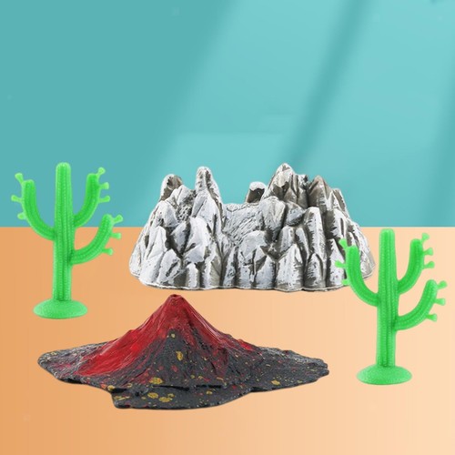 mini Volcanic Eruption Model Playset Creative Simulation Toy Home ...