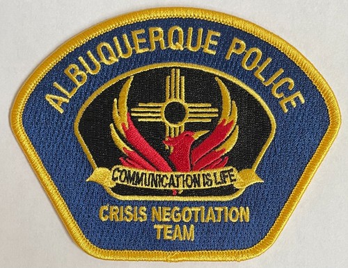Albuquerque Police Department Crisis Negotiation Team Gold/Blue | eBay