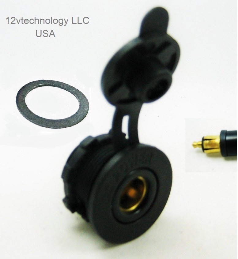 Mountable 12 Volt Receptacle Console 12 Volt Socket : Suncoast Porsche