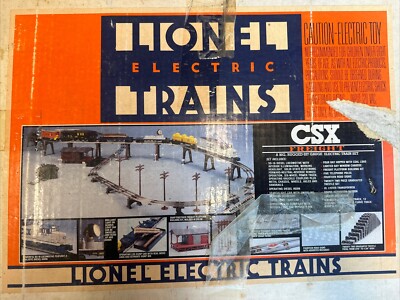 Lionel 6-11717 CSX Freight Train Set, New in Sealed Box, Huge Set ...