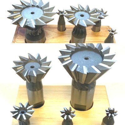 5 PC DOVETAIL CUTTER SET 3/8-1-7/8", PICK BETWEEN 45 OR 60 DEGREES | eBay