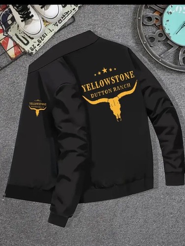 Yellowstone Dutton Ranch Black Large Men’s Jacket | eBay