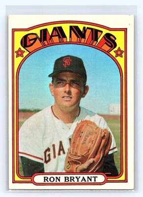 1972 Topps #185 Ron Bryant | eBay