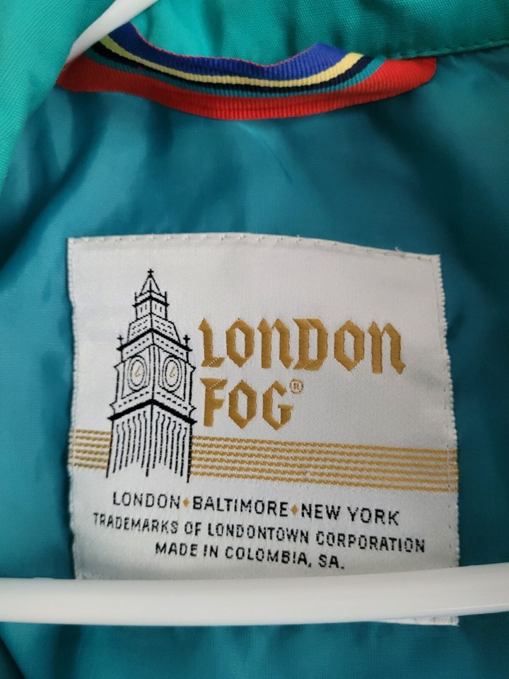 Vintage London Fog Windbreaker Jacket Size Regular 6 1980s Jacket ...