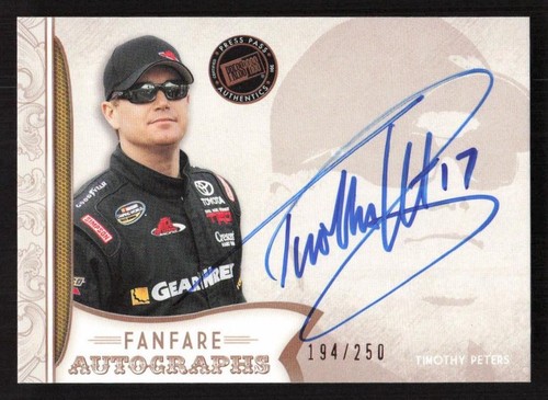 2011 Press Pass Fanfare - Fanfare Autographs Timothy Peters #FA-TP ...