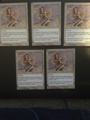 Magic The Gathering MTG - Tempest - Angelic Protector x5 | eBay