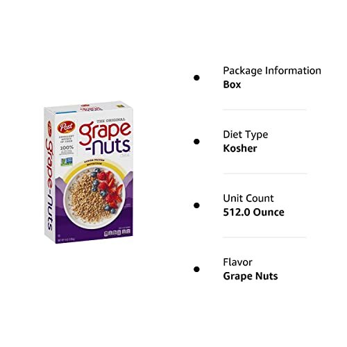 Post Grape Nuts The Original Non Gmo Cereal, 64 oz Box (Pack of 8) | eBay