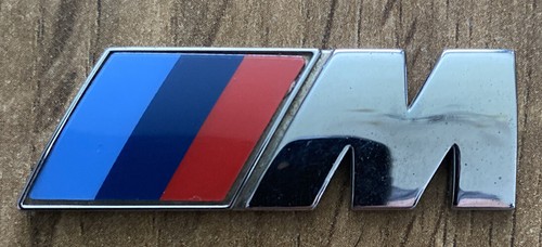 Genuine BMW M Sport Front Wing Badge Emblem 1 3 5 6 Series M3 M4 ...
