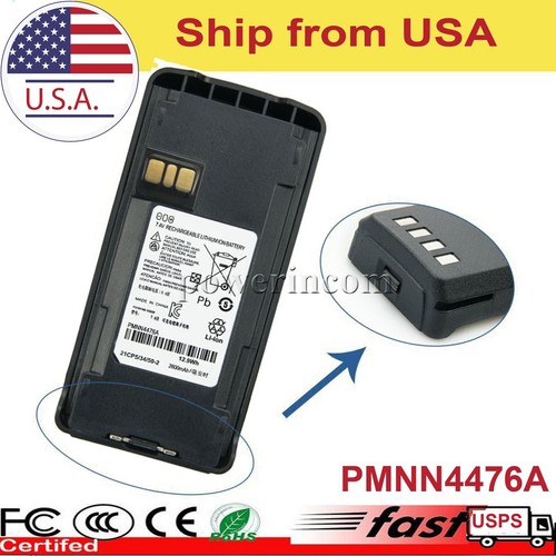 PMNN4476A 2600mAh Walkie Talkie Rechargeable Battery for EP350 CP185 ...