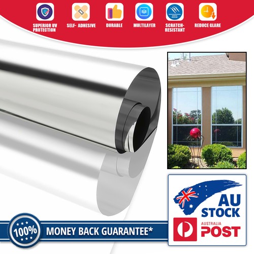 Home Tinting One Way House Window Tint Film Mirror Glass Block Heat/UV ...