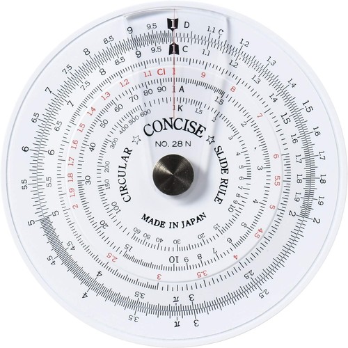 Concise Ruler Circular Slide Rule 28N 100973 Dedicated Storage Case ...