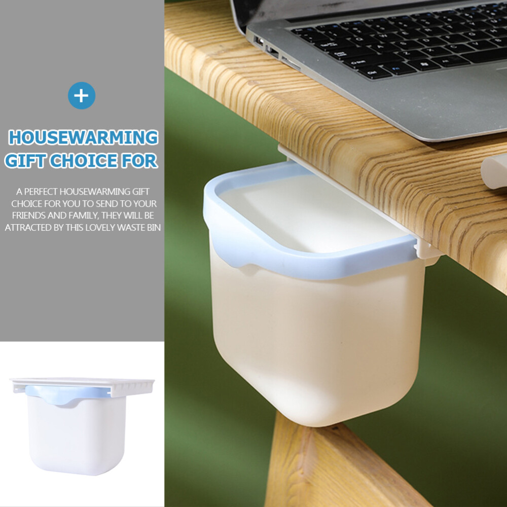 Plastic under Desk Drawer Trash Office Foldable Hanging Garbage Bin | eBay