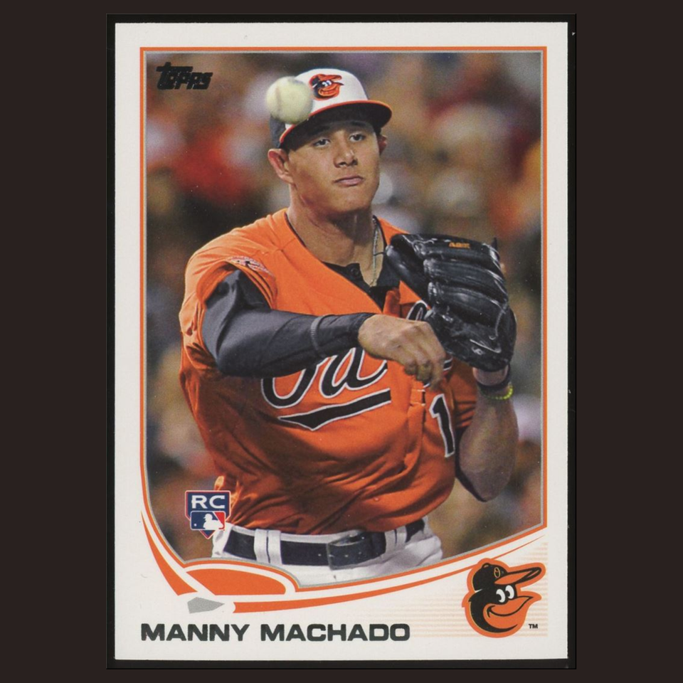Manny Machado Rookie #270 2013 Topps Baltimore Orioles Baseball Card ...