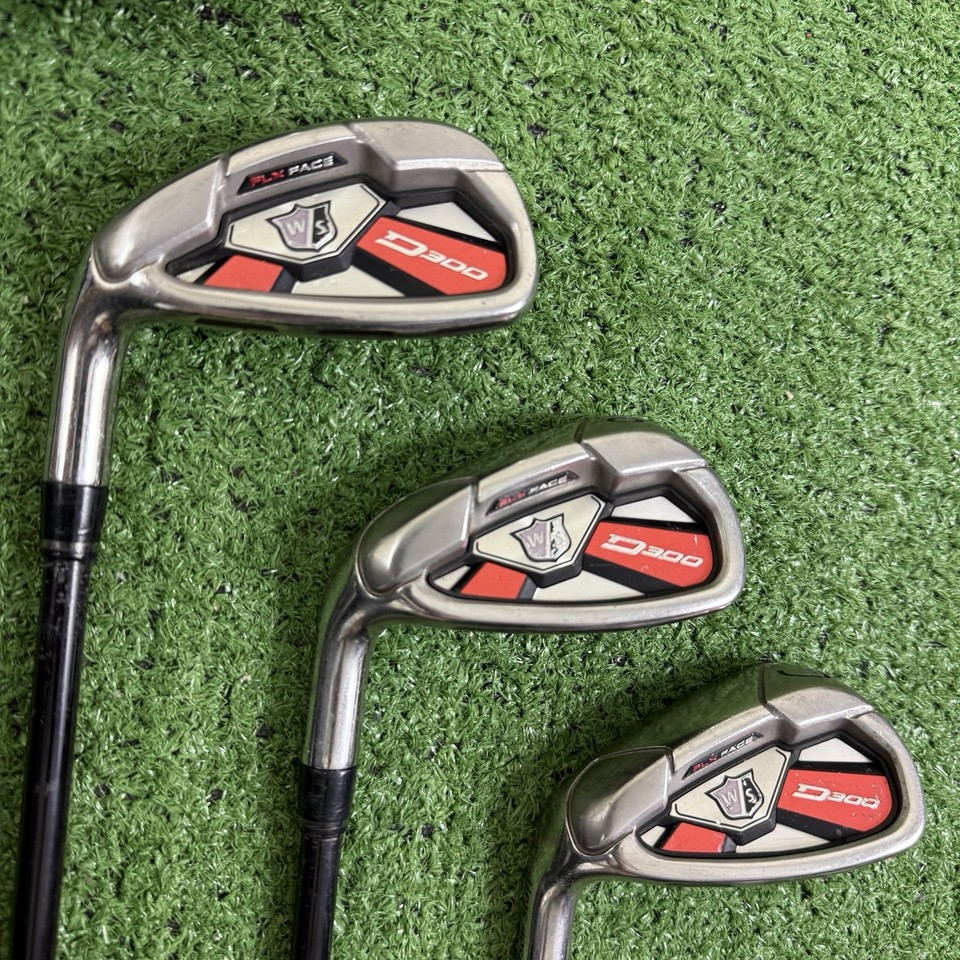 Wilson D300 Iron Set 5-9 GW Matrix Speed Rul-Z Senior A Flex Left ...