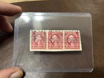 Rare US 2 Cent Stamp George Washington Vintage Rare Red - Triple Stamp ...