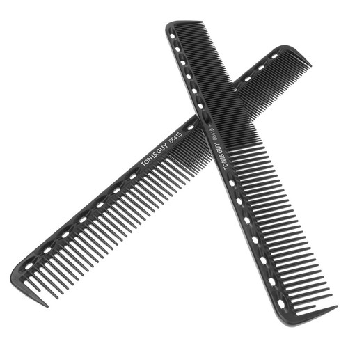 2 Pcs Salon Plastic Combs Anti Static Styling Hairdressing Fine Coarse ...