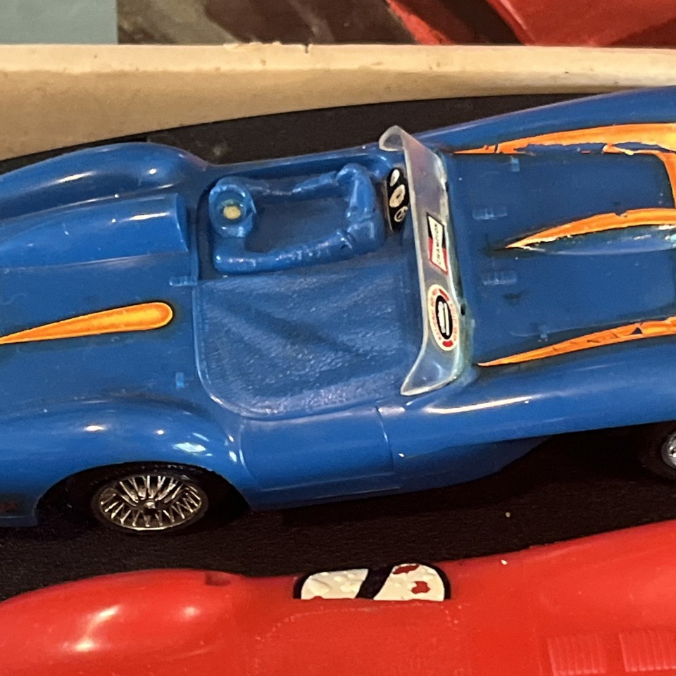 Vintage Strombecker Road Racing Slot Car Set #9950 W/Cars And Manual ...