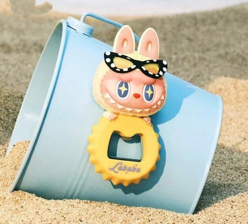 Pop Mart Labubu The Monsters Jump Into Summer Series Bottle Opener Fridge Magnet | eBay