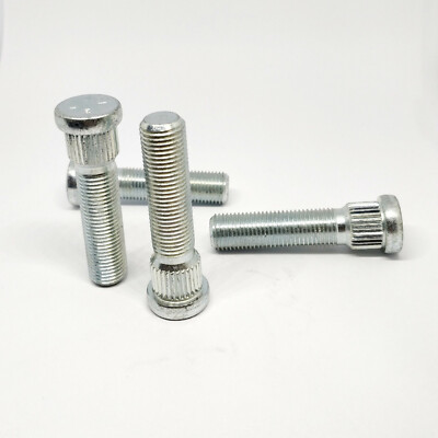 4 PCS Wheel studs M12x1.25 x 52mm wheel studs diameter of the splines ...