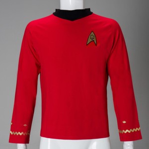 Cosplay Scotty Red Shirt Uniform Star Trek The Original Series TOS ...