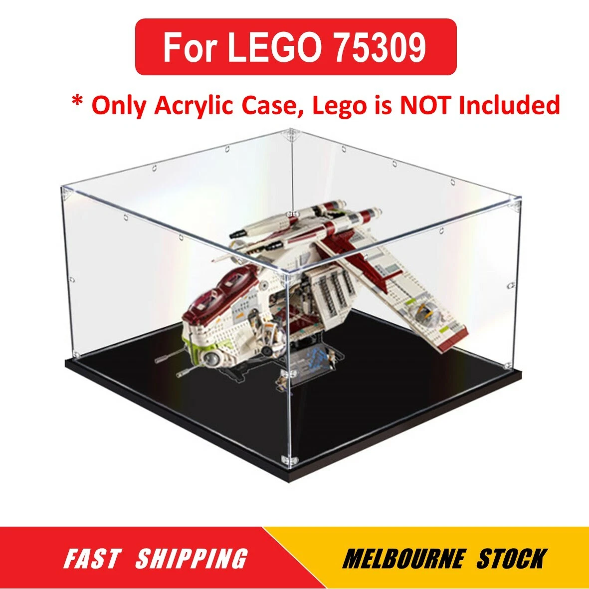 Display Case For LEGO® Star Wars™ UCS Republic Gunship