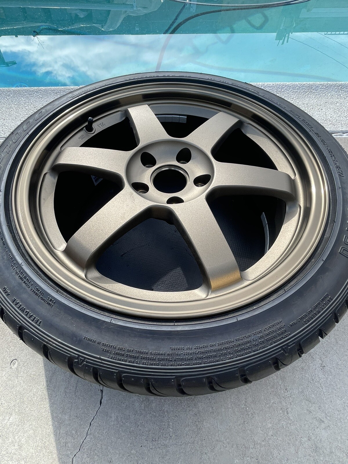Rays TE37 wheel 18x7.5+30 5x114.3 Volk Racing rim STi S13 S14 FD FC ...