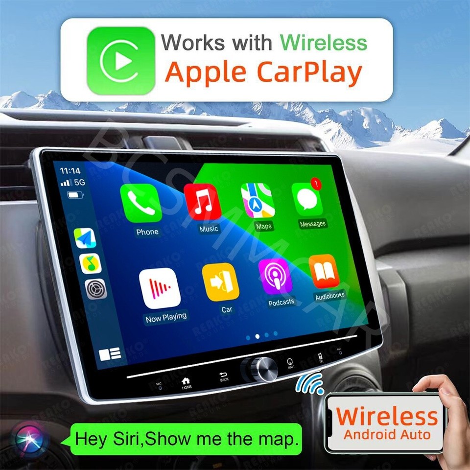 10IN Android 12 For Carplay Android Auto Car Radio Stereo GPS Wifi 1 ...