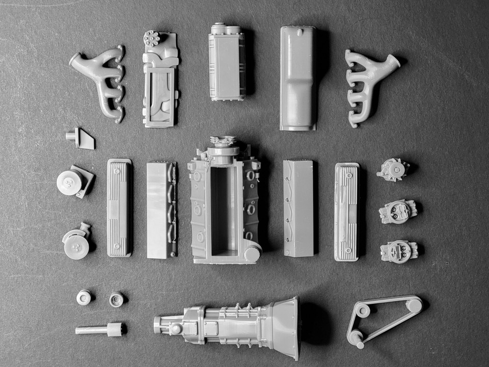 Chevrolet Big Block 454 Supercharger - 3D print 8 12 18 24 model Tamiya ...