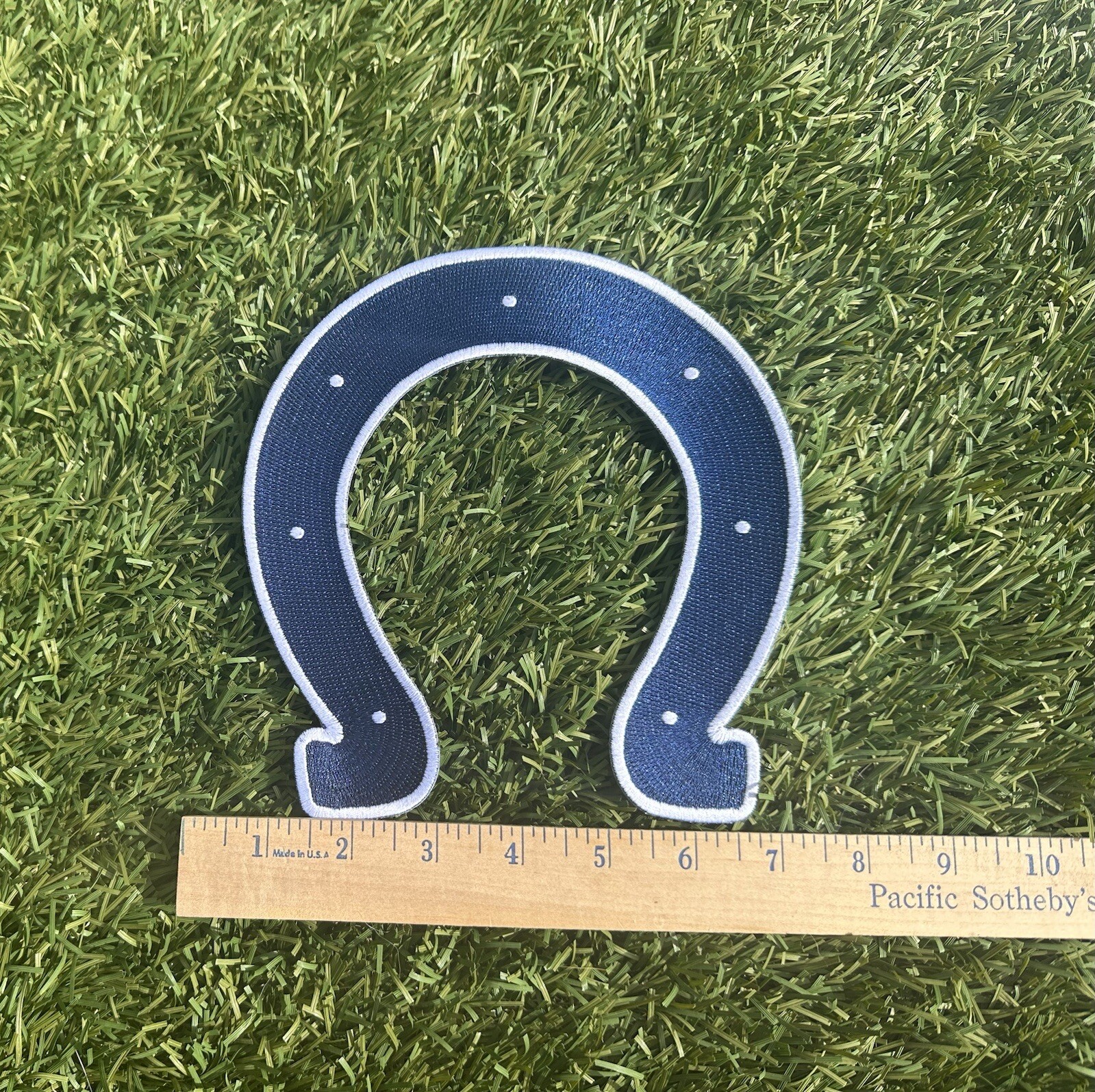 Indianapolis Colts BIGGEST 7” Patch Iron On Embroidered US Seller | eBay
