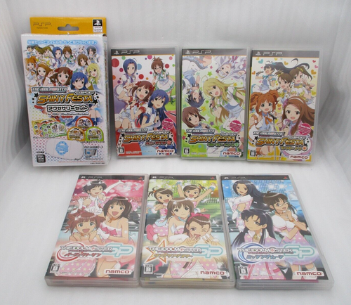 Psp The Idolmaster Sp & Brillant Festa 6Games W/Accessoire Set Japon ...