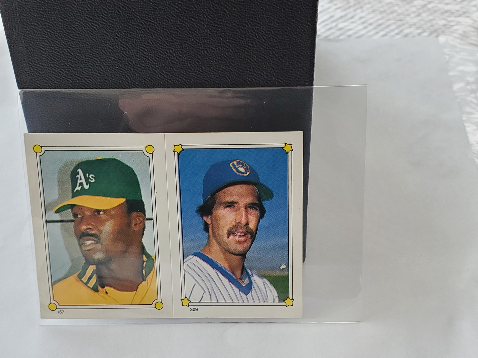 1987 Topps Album Stickers Test Issue Hard Back Dale Sveum #309 Dave ...