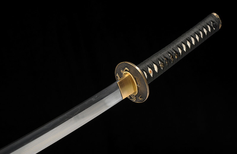 Handmade Damascus Folded Steel Japanese Samurai Katana Battle Ready ...