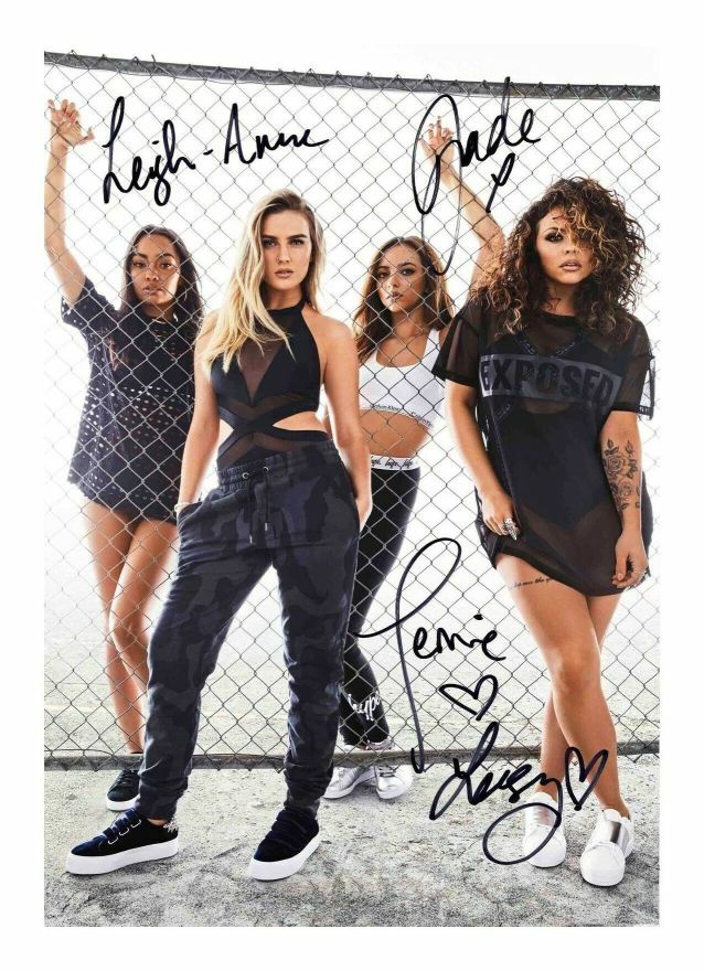 LITTLE MIX AUTOGRAPH SIGNED PP PHOTO POSTER | eBay UK