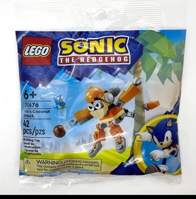 Kiki's Coconut Attack Lego Sonic the Hedgehog Polybag 30676 New Sealed ...