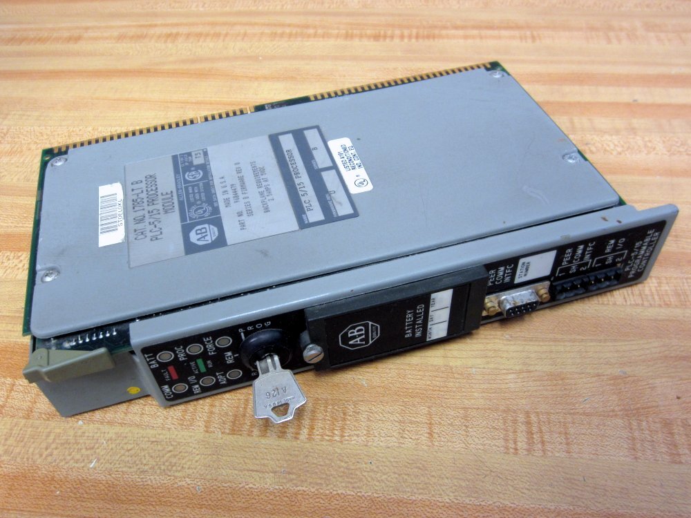 Allen Bradley 1785-LT PLC-5/15 CPU Module Ser.B F/W Rev.U - W/Key | eBay
