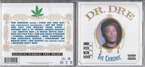 Dr. Dre The Chronic CD 2023 Remaster Reissue Aftermath Records Death ...