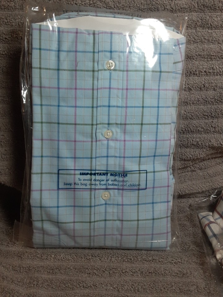 JOSEPH TURNER YORKSHIRE 15.5 33R PURE COTTON SHIRT BRAND NEW SEALED ...