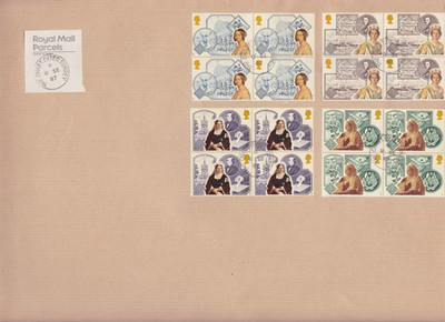 GB LARGE FDC FIRST DAY COVER ROYAL MAIL PARCELS 1987 VICTORIAN BRITAIN ...