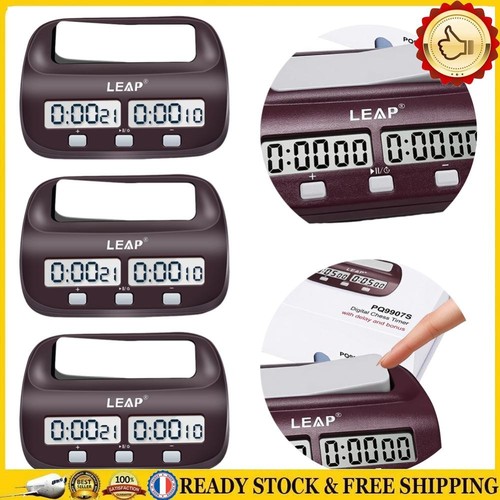 FR Digital Chess Clock Board Game Timer Battery Powered Game Timer for ...
